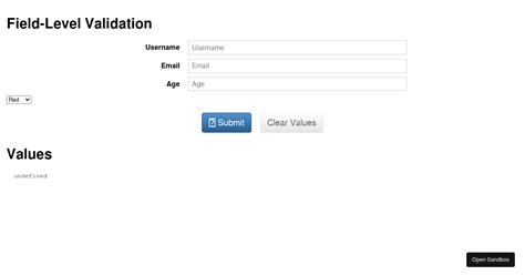 Redux Form Field Level Validation Codesandbox