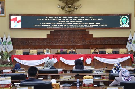 Pencabutan Dua Buah Perda Disampaikan Pada Rapat Paripurna Ke 23