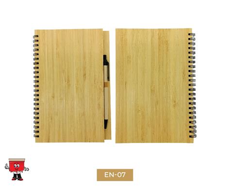 Eco Friendly Bamboo Notebook With Pen