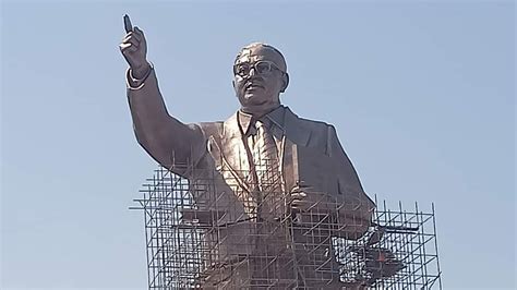 Ambedkar Statue World S Largest Statue Of Ambedkar Work In Progress