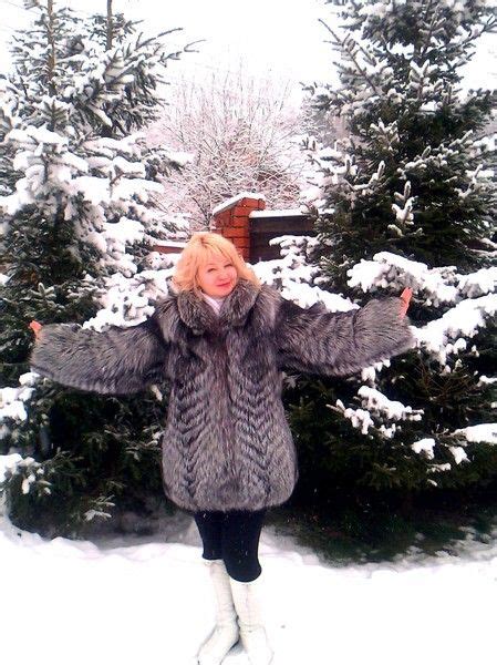Winter Coats Women Winter Jackets Fox Fur Coat Silver Fox Older