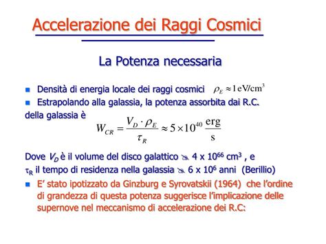 PPT Raggi Cosmici E Astronomia Gamma PowerPoint Presentation Free