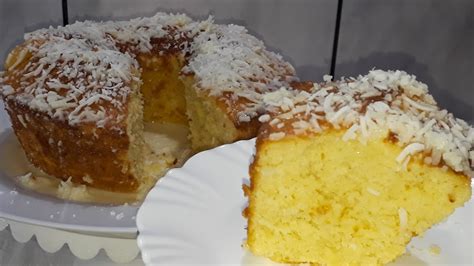 BOLO DE COCO DE LIQUIDIFICADOR FOFINHO SABOROSO FACIL DE FAZER YouTube