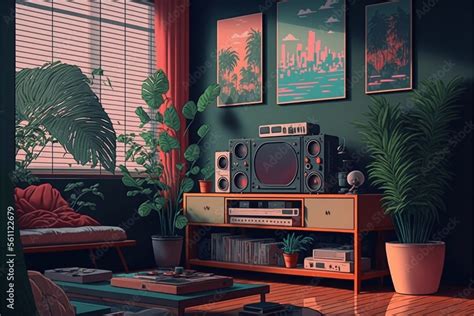 Lofi Living Room Beautiful Chill Atmospheric Wallpaper Background