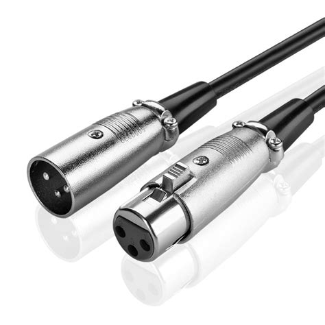 TNP Premium Conector XLR de 3 Pines Macho a Hembra Cable de micrófono