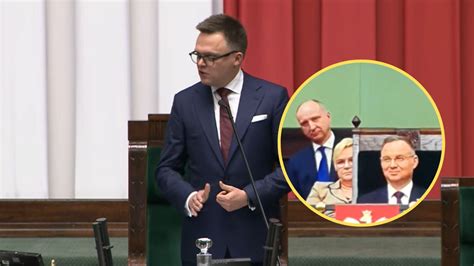 Pierwsze ogłoszenie Hołowni jako marszałka Sejmu Posłowie zareagowali