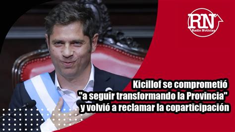 Palabras Del Gobernador Axel Kicillof En Su Asunci N Youtube