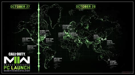 Call of Duty Modern Warfare II les heures exactes de sortie précisée