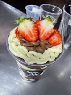 Rainha do Açaí Imbituva 17 Açaí creme ninho nutella e morango Meu
