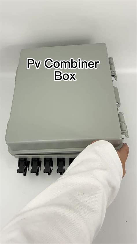 Dc Pv Combiner Box In Out String A Solar Combiner Box V