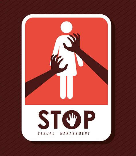 cartel de agresión sexual 3749013 Vector en Vecteezy