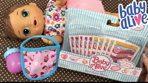 Feeding Baby Alive Vintage Apple Doll Juice With Unboxing YouTube