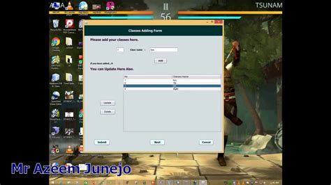 how to update selected row in java jtable jtextfield jlable[part 2] java tutorial youtube