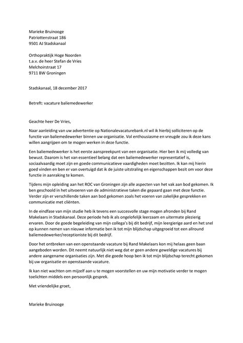 14 Voorbeeld Sollicitatiebrief Logistiek Assistent Ziekenhuis