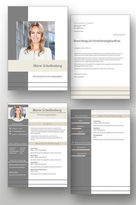 Moderner Lebenslauf Design