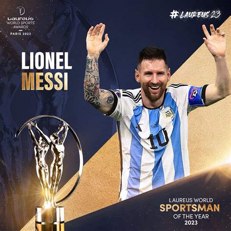 Barça Universal on Twitter Official Leo Messi is the 2023 Laureus