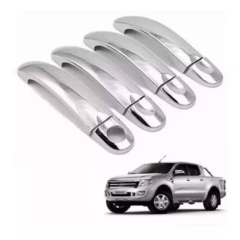 Kit 4 Cubre Manijas Cromadas P Ford Ranger 2012 A 2016