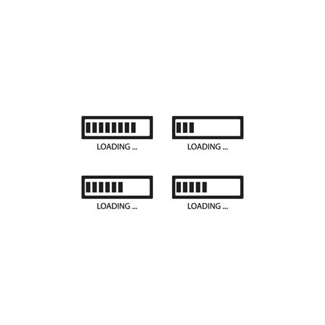 Loading Bar Icon Vector Art At Vecteezy