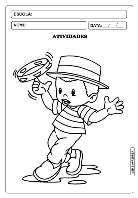 Desenhos De Carnaval Para Colorir Ler E Aprender