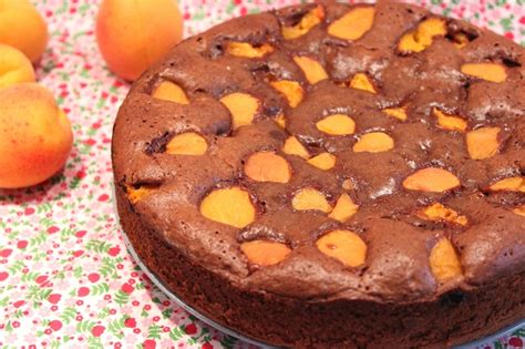 Gâteau au chocolat et abricots Eva Cuisine