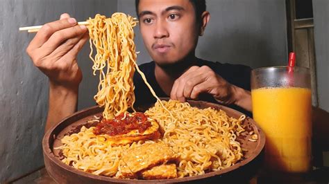 Mukbang 5 Bungkus Mie Goreng YouTube