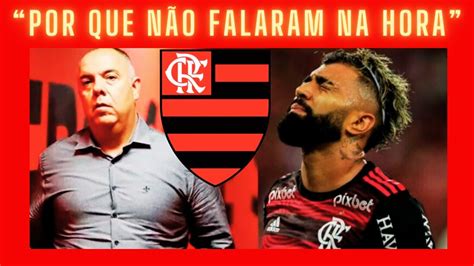 GABIGOL Marcos Braz reclama da suspensão do atleta do FLAMENGO YouTube