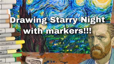 How To Draw Van Gogh Starry Night Step By Step Drawing A Starry Night