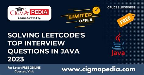 solving leetcode s top interview questions in java 2023 cigma pedia