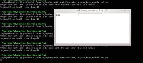 Python QObject StartTimer QTimer Can Only Be Used With Threads
