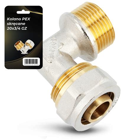 Kolano PEX AL PEX ALUPEX Skręcane 20x3 4 GZ TI010201123 27292