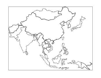 Blank Political Map Of Monsoon Asia Bank Home