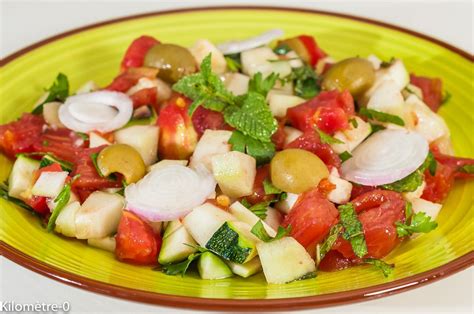 Salade de crudités tunisienne Recipe Food Osso bucco Cuisine
