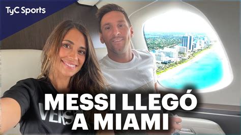 LIONEL MESSI LLEGÓ A MIAMI CUÁNDO ES LA PRESENTACIÓN INTER Y