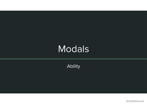 Modals of ability general gramma Français FLE powerpoints