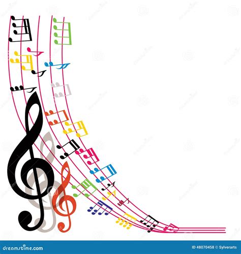 La Música Observa El Fondo Composición Elegante Del Tema Musical