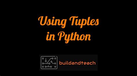 using tuples in python from udemy course youtube