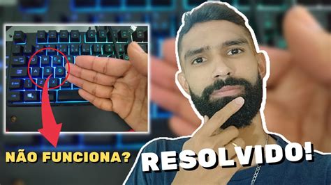 RESOLVIDO AS TECLAS W S D A NÃO FUNCIONA CALMA SEU TECLADO