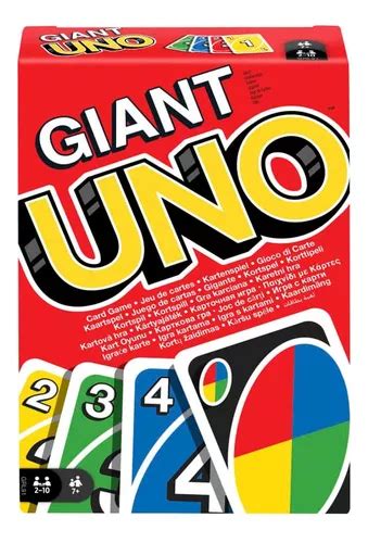 Jogo De Cartas Uno Giant Gigante 108 Cartas Novidade Mattel Frete grátis