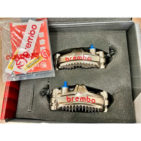 ORIGINAL BREMBO RACING GP4 MS MONOBLOCK RADIAL BRAKE CALIPERS 108MM SET