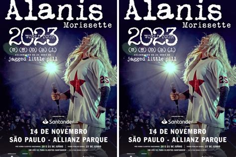 Alanis Morissette volta ao Brasil após 12 anos OFuxico