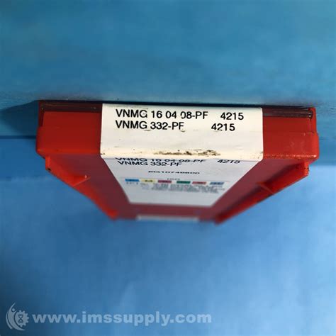 Sandvik Vnmg Pf Box Of Carbide Turning Inserts Ims Supply