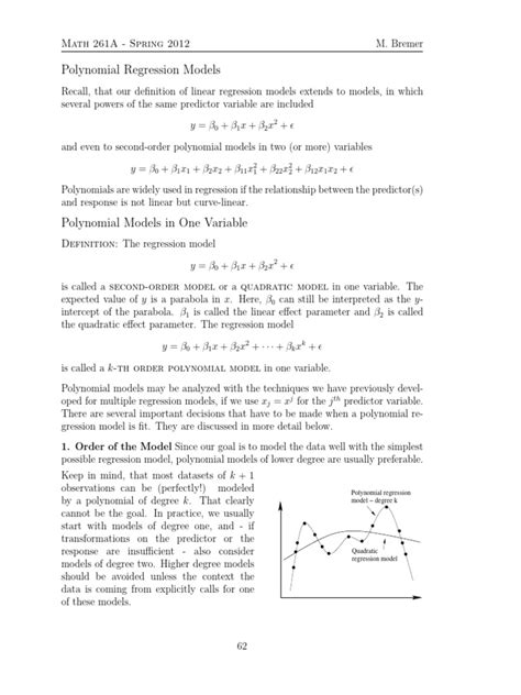 polynomial regression pdf errors and residuals regression analysis