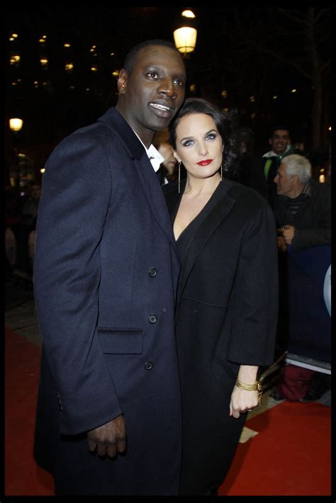 Photo Omar Sy Et Sa Femme H L Ne Soir E Des Globes De Cristal En