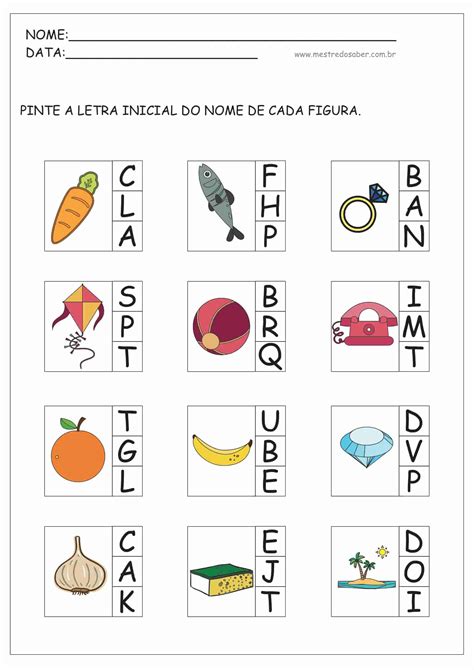 Alfabetiza O Atividades Para Imprimir Braincp