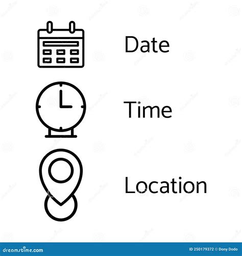 Establecer La Fecha La Hora Y La Ubicación De Los Iconos Para El
