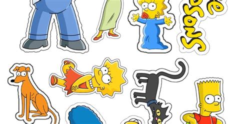 Topo De Bolo Os Simpsons Para Imprimir Os Simpsons Topo De Bolo