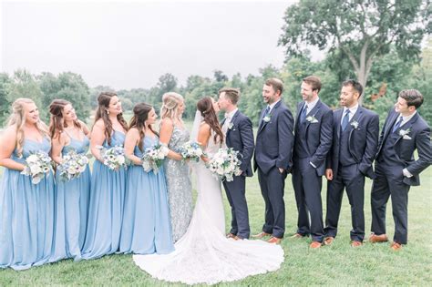 Dusty Blue Bridesmaid Dresses With Navy Suits Dresses Images 2022
