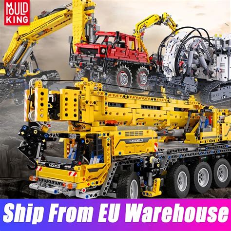 Mould King Mod Le De Voiture T L Command E Pour Enfants Camion Grue