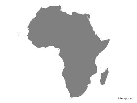 Africa Silhouette Outline