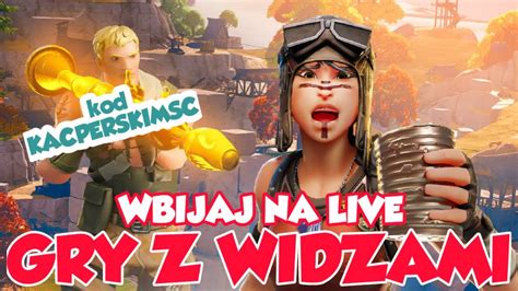 380 FORTNITE GRY Z WIDZAMI WBIJAJ NA LIVE 4fun Live